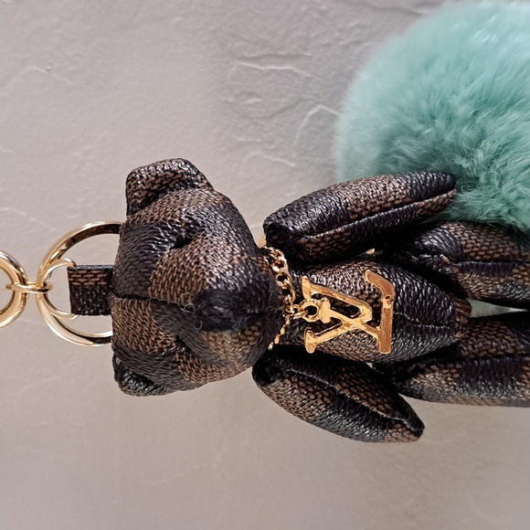 Bags | Teddy Bear Bag Teddy Bear Bag Charm Key Chain Inspired By Luxury ...